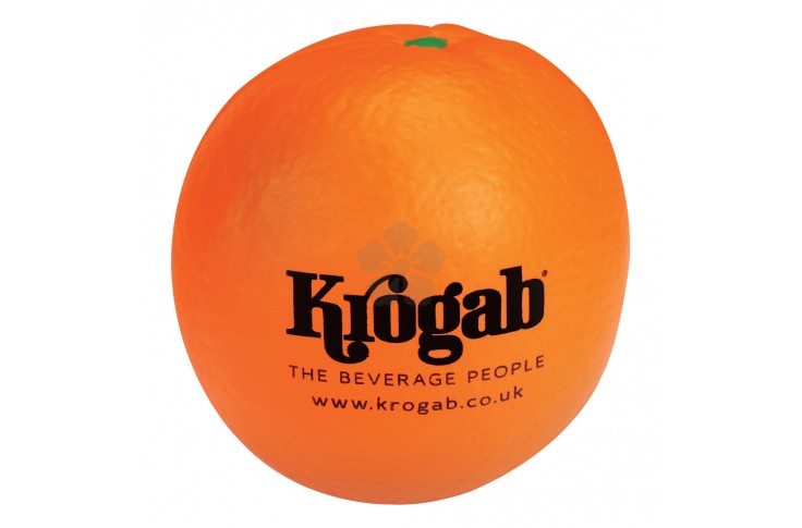 Promotional Stress Orange, Personalised by MoJo Promotions