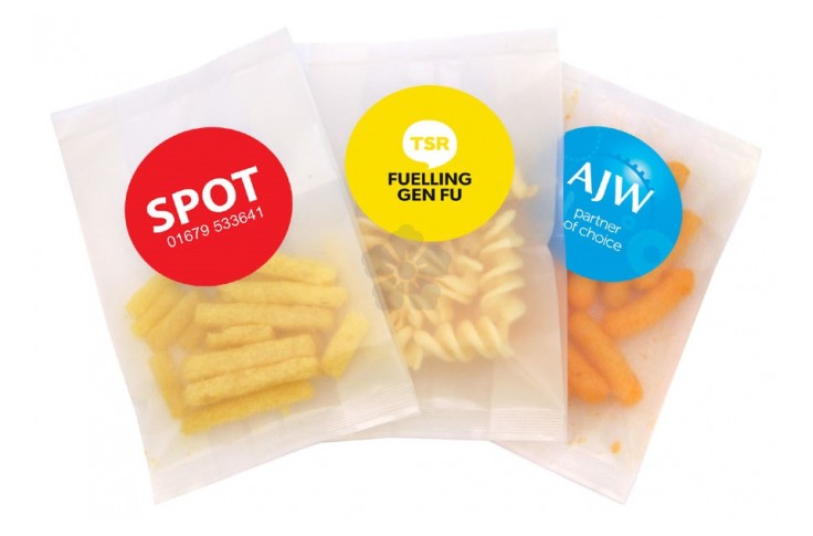 Promotional Packets of Crisps, Personalised by MoJo Promotions