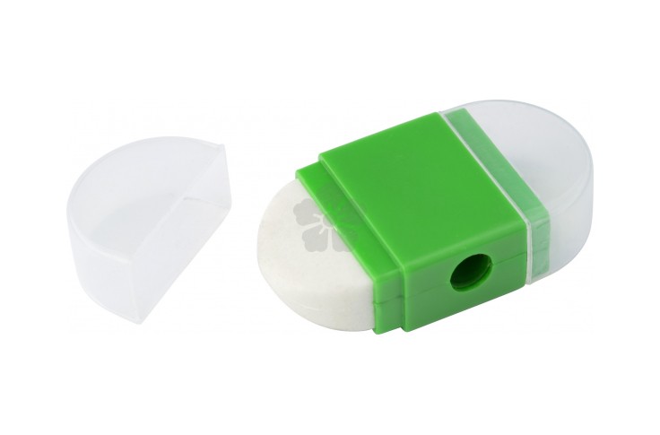 Promotional Pencil Sharpener with Eraser, Personalised by MoJo Promotions