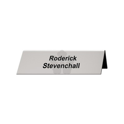 Promotional Plastic Name Plate, Personalised by MoJo Promotions