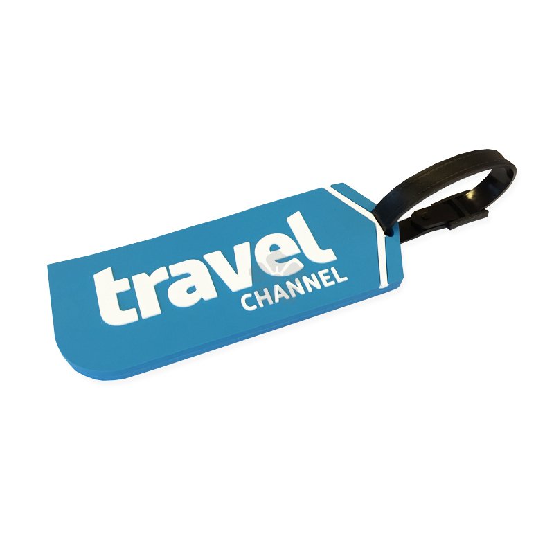 Promotional Moulded PVC Luggage Tag, Personalised by MoJo Promotions
