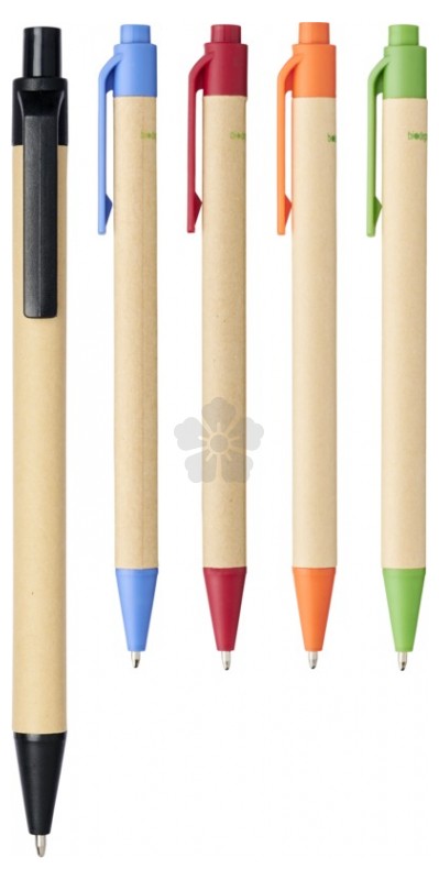 Promotional Recycled Card & Corn Ballpen, Personalised by MoJo Promotions