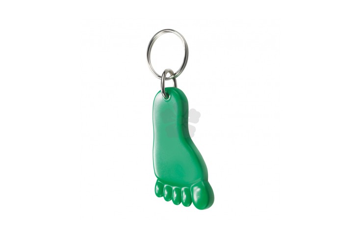 Promotional Recycled Foot Keyring, Personalised by MoJo Promotions