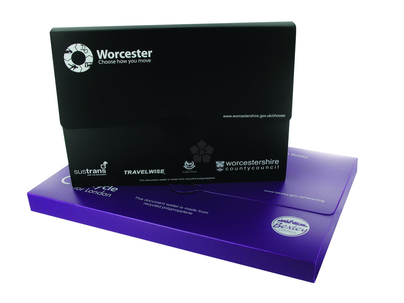 Promotional Recycled Polypropylene Document Wallets - A5, Personalised ...
