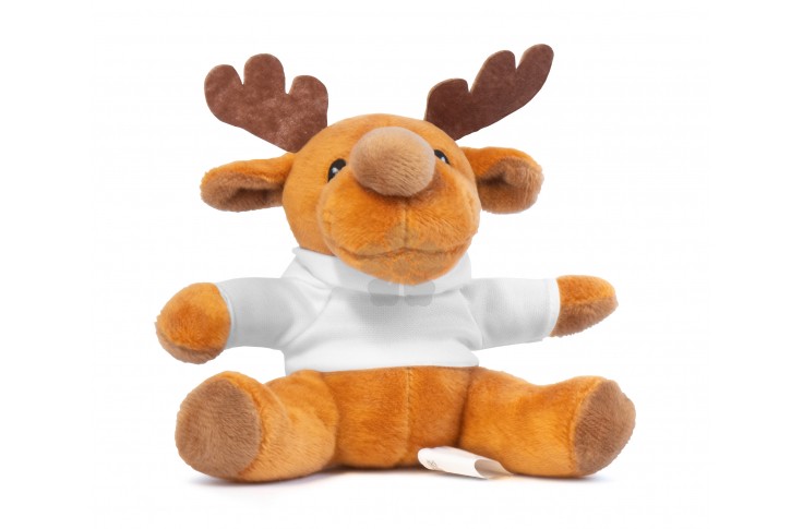 Promotional Rudolph the Plush Reindeer, Personalised by MoJo Promotions