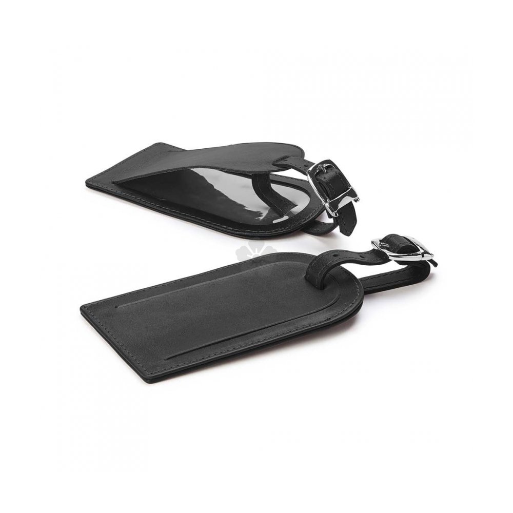 Promotional Sandringham Nappa Leather Luggage Tag, Personalised by MoJo ...