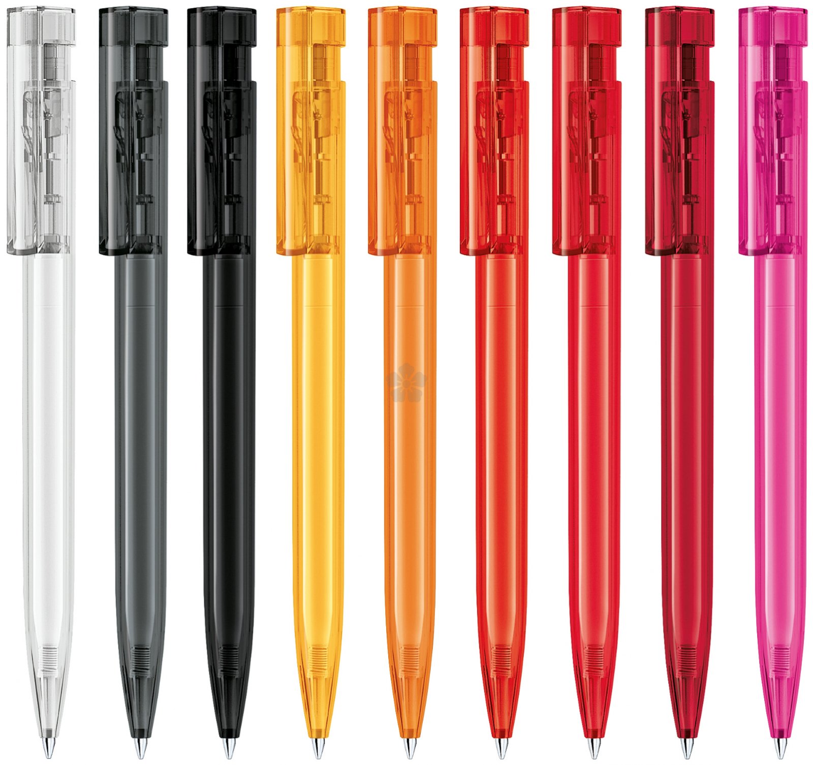 Promotional Senator Liberty Clear Plastic Ballpen, Personalised by MoJo ...