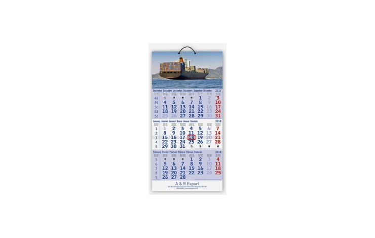Promotional Shipping Calendar, Personalised by MoJo Promotions