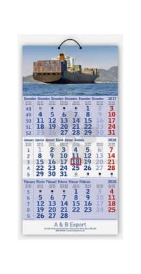 Promotional Shipping Calendar, Personalised by MoJo Promotions