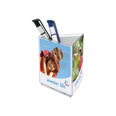 Promotional Smart Holder Tri Pen Pot, Personalised by MoJo Promotions