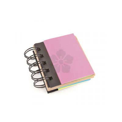 Promotional Spiral Bound Eco Flag and Sticky Note Pad, Personalised by ...