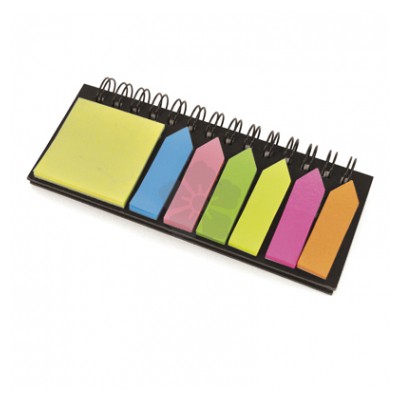 Promotional Spiral Bound Ruler & Sticky Note Set, Personalised by MoJo ...