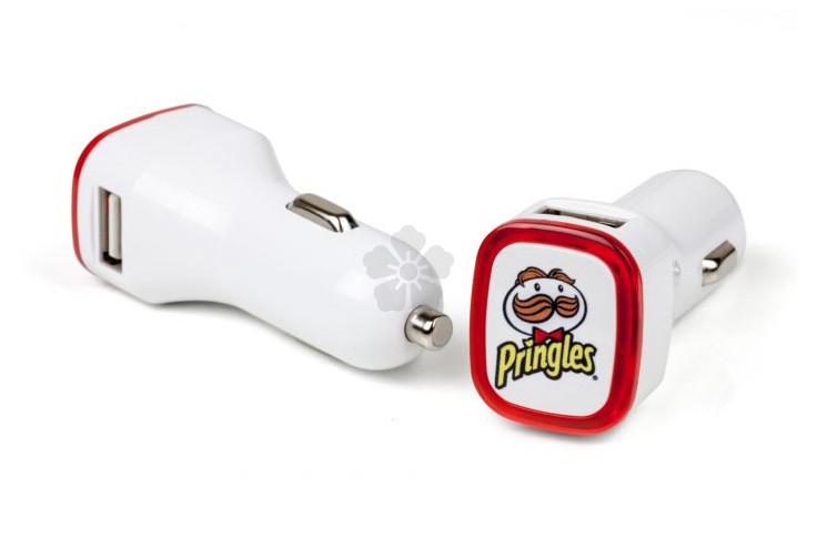 Promotional Dual Car Charger, Personalised by MoJo Promotions