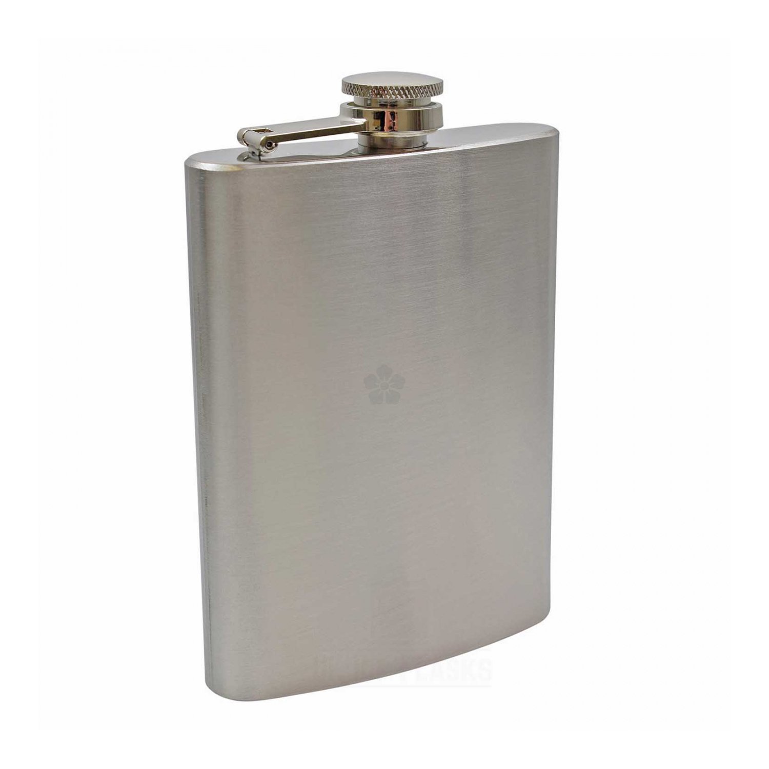 Promotional 8oz Stainless Steel Hip Flask, Personalised by MoJo Promotions