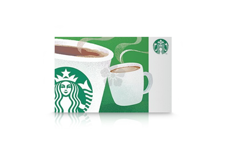 Promotional Starbucks Gift Card, Personalised by MoJo Promotions