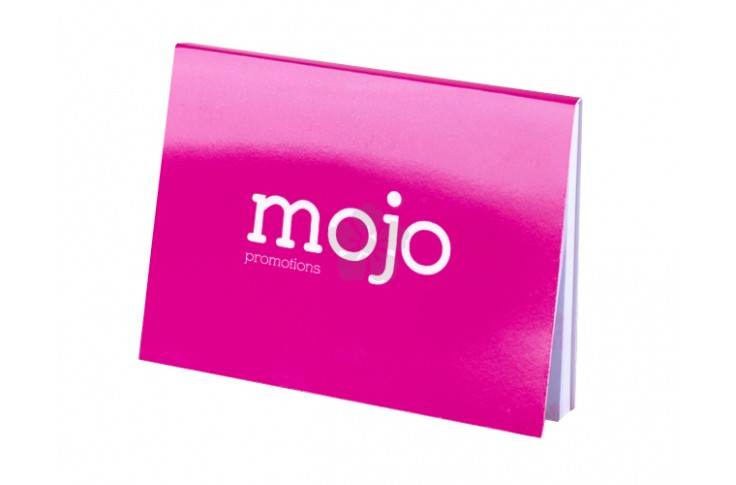 Promotional Sticky Notes A7 with Cover, Personalised by MoJo Promotions