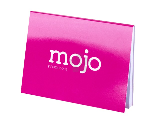 Promotional Sticky Notes A7 with Cover, Personalised by MoJo Promotions