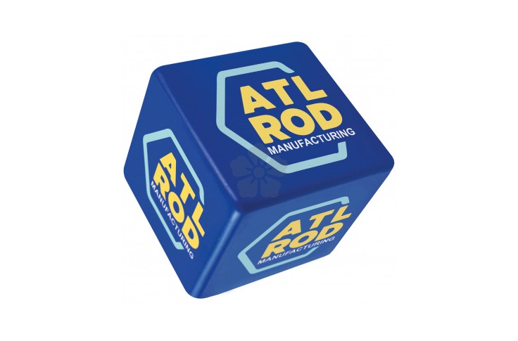 Promotional Stress Cube, Personalised by MoJo Promotions