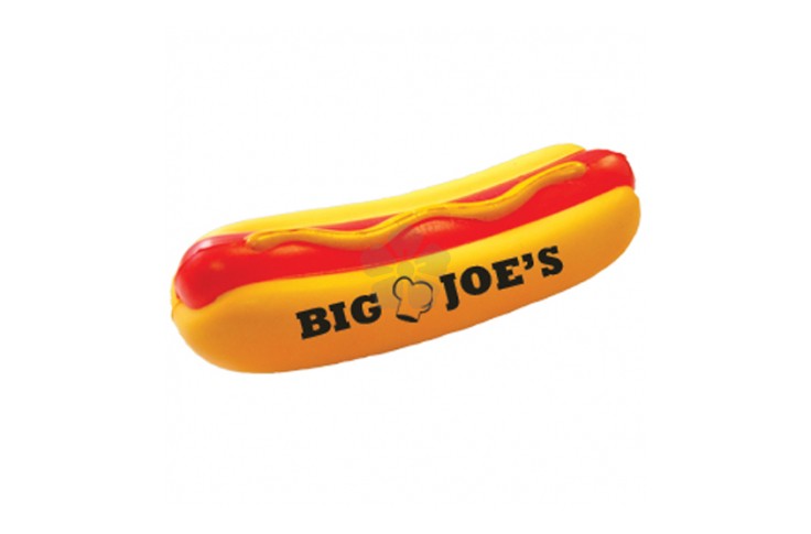 Promotional Stress Hot Dog, Personalised by MoJo Promotions