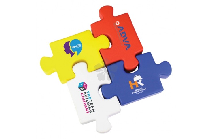 Promotional Stress Jigsaw Puzzle Piece, Personalised by MoJo Promotions