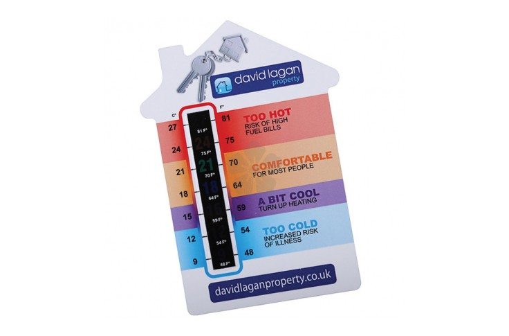 Promotional Temperature Gauge Cards, Personalised by MoJo Promotions