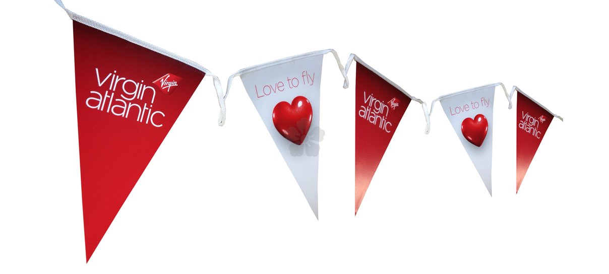 Promotional Temporary Outdoor Bunting, Personalised by MoJo Promotions