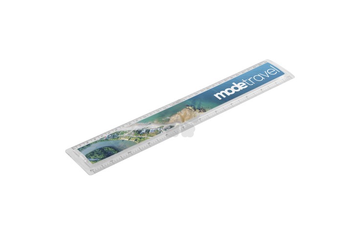 Promotional Transparent Clear 30cm Ruler, Personalised by MoJo Promotions