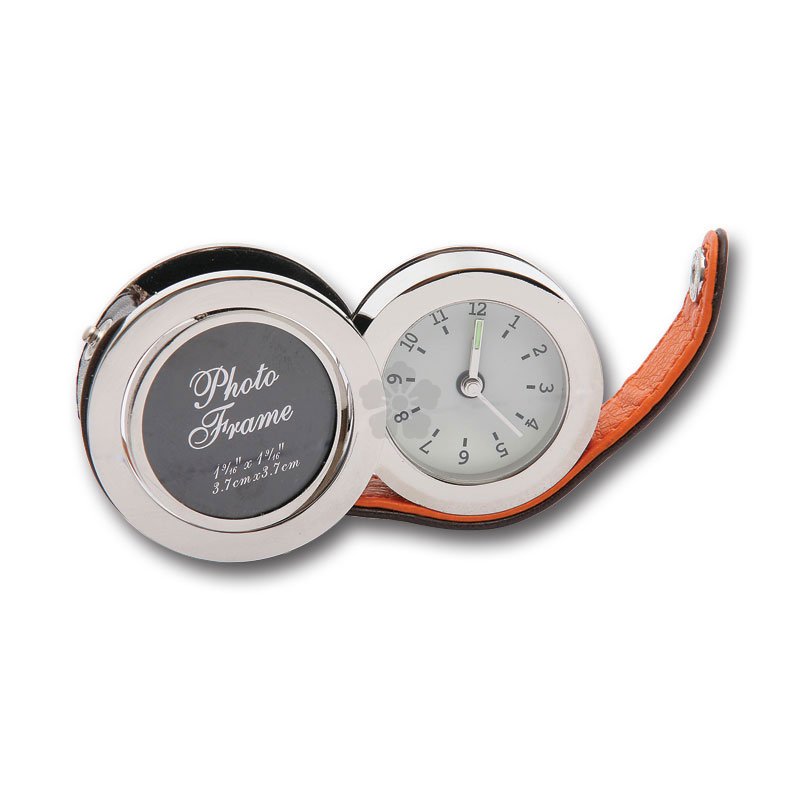 Promotional Travel Clock with Photo Frame, Personalised by MoJo Promotions