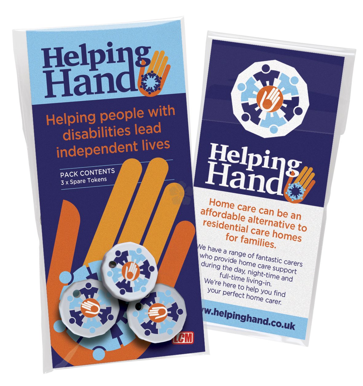 Promotional Trolley Coin Token 3 Pack, Personalised by MoJo Promotions