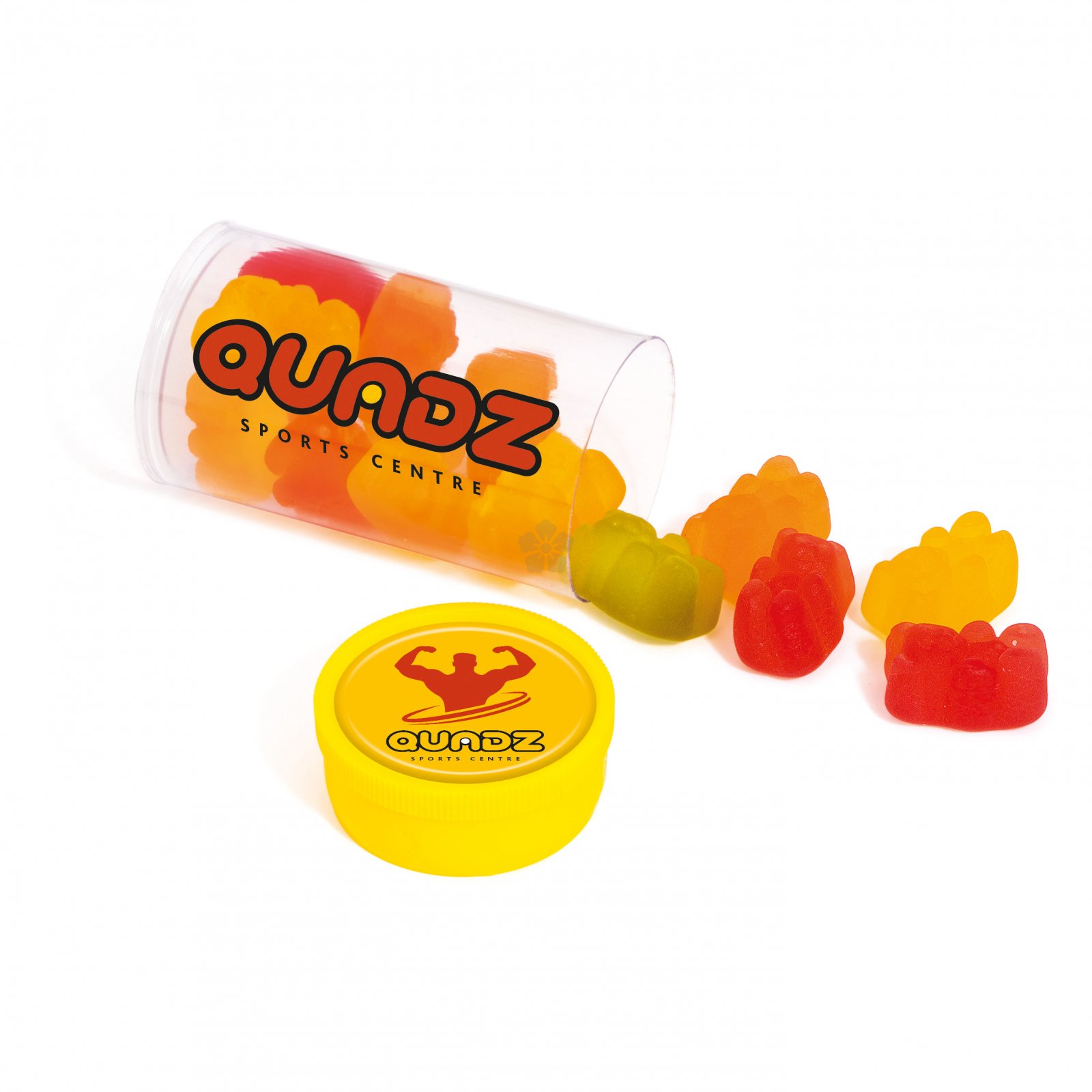 Promotional Tube of Gummy Koala Bears, Personalised by MoJo Promotions