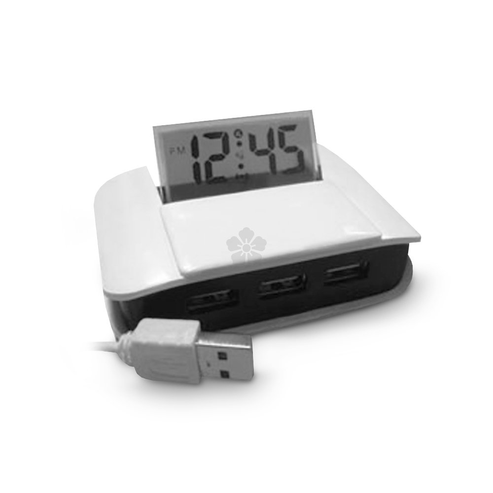 Promotional USB Hub Clock, Personalised by MoJo Promotions