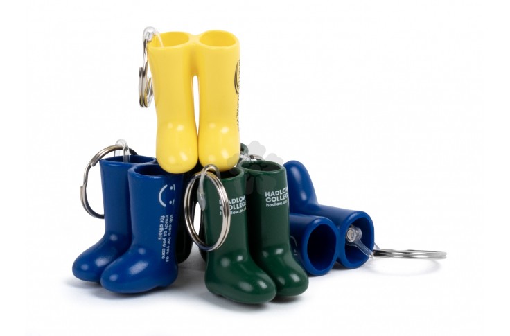Promotional Wellington Boots Keyring, Personalised by MoJo Promotions