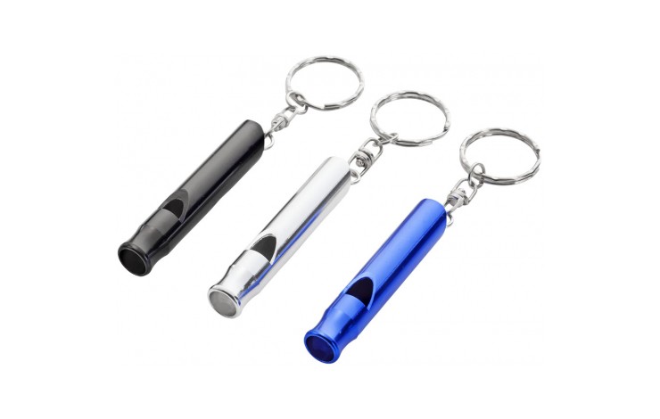 Promotional Whistle Key Chain, Personalised by MoJo Promotions