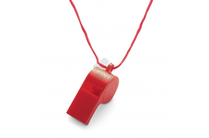 Promotional Whistle with Neck Cord, Personalised by MoJo Promotions