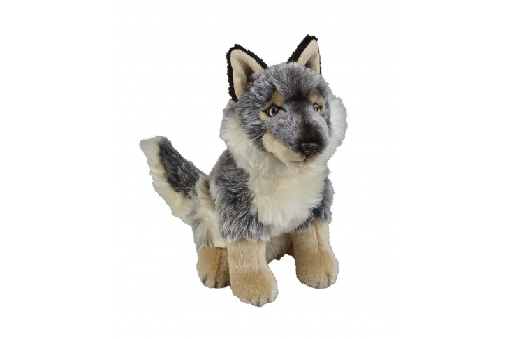 Promotional Wolf Soft Toy with Scarf, Personalised by MoJo Promotions