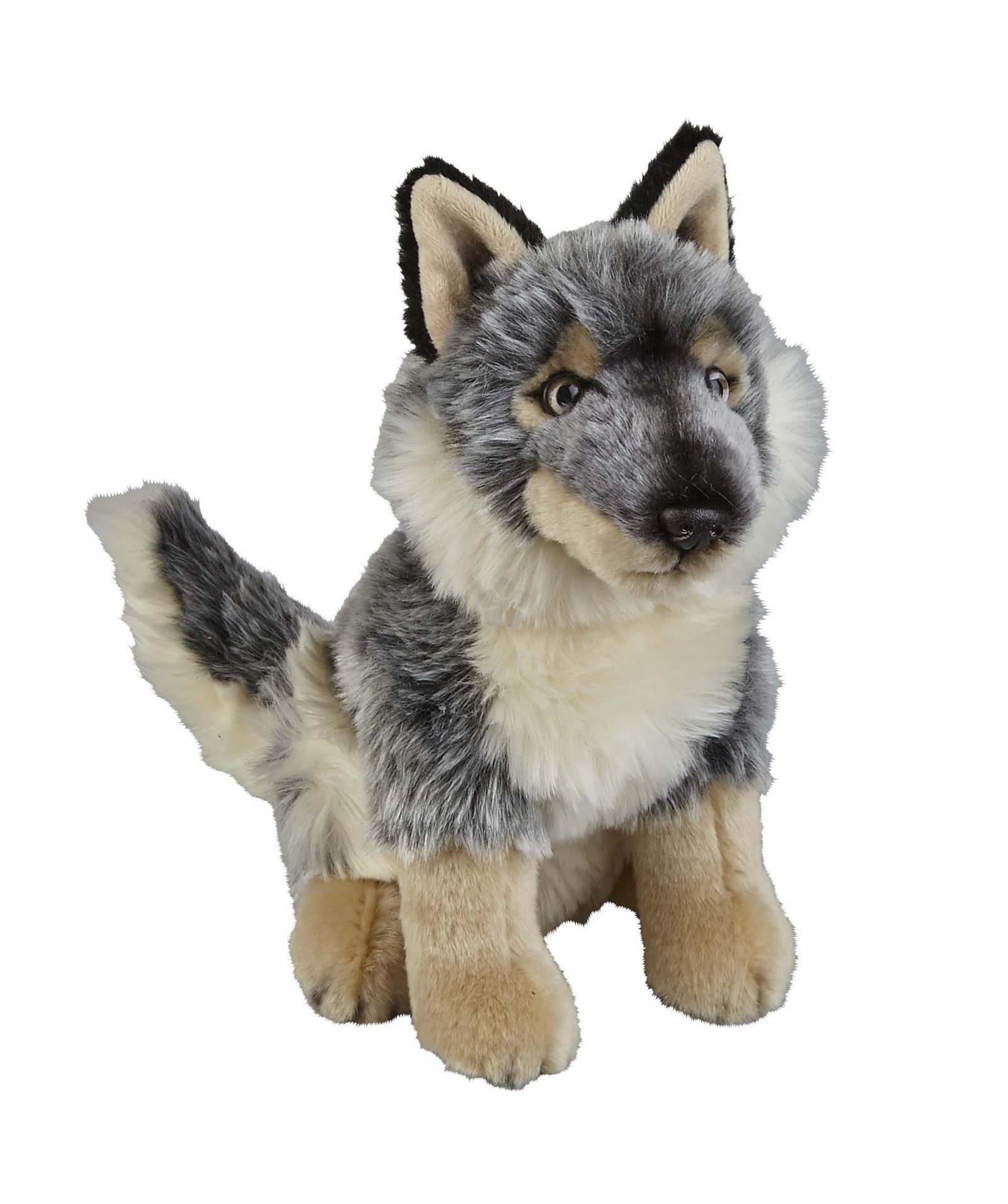 Promotional Wolf Soft Toy with Scarf, Personalised by MoJo Promotions