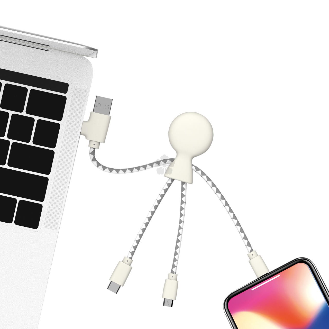Promotional Xoopar Mr. Bio Multi Function Charging Cable, Personalised ...
