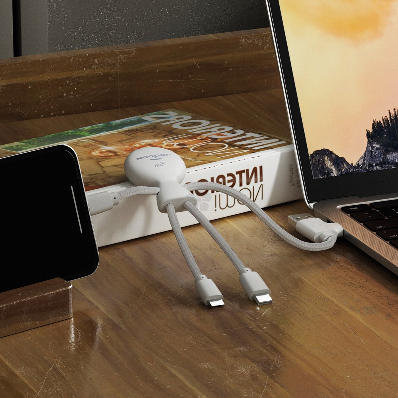 Promotional Xoopar Mr Bio Smart Cable, Personalised by MoJo Promotions