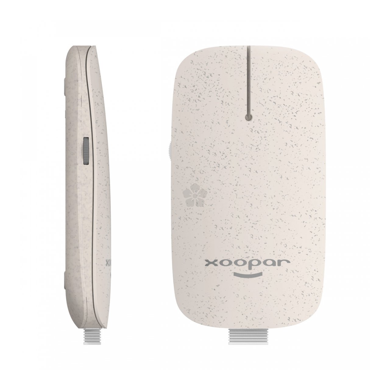 Promotional Xoopar Pokket Wheat Straw Wireless Mouse, Personalised by ...