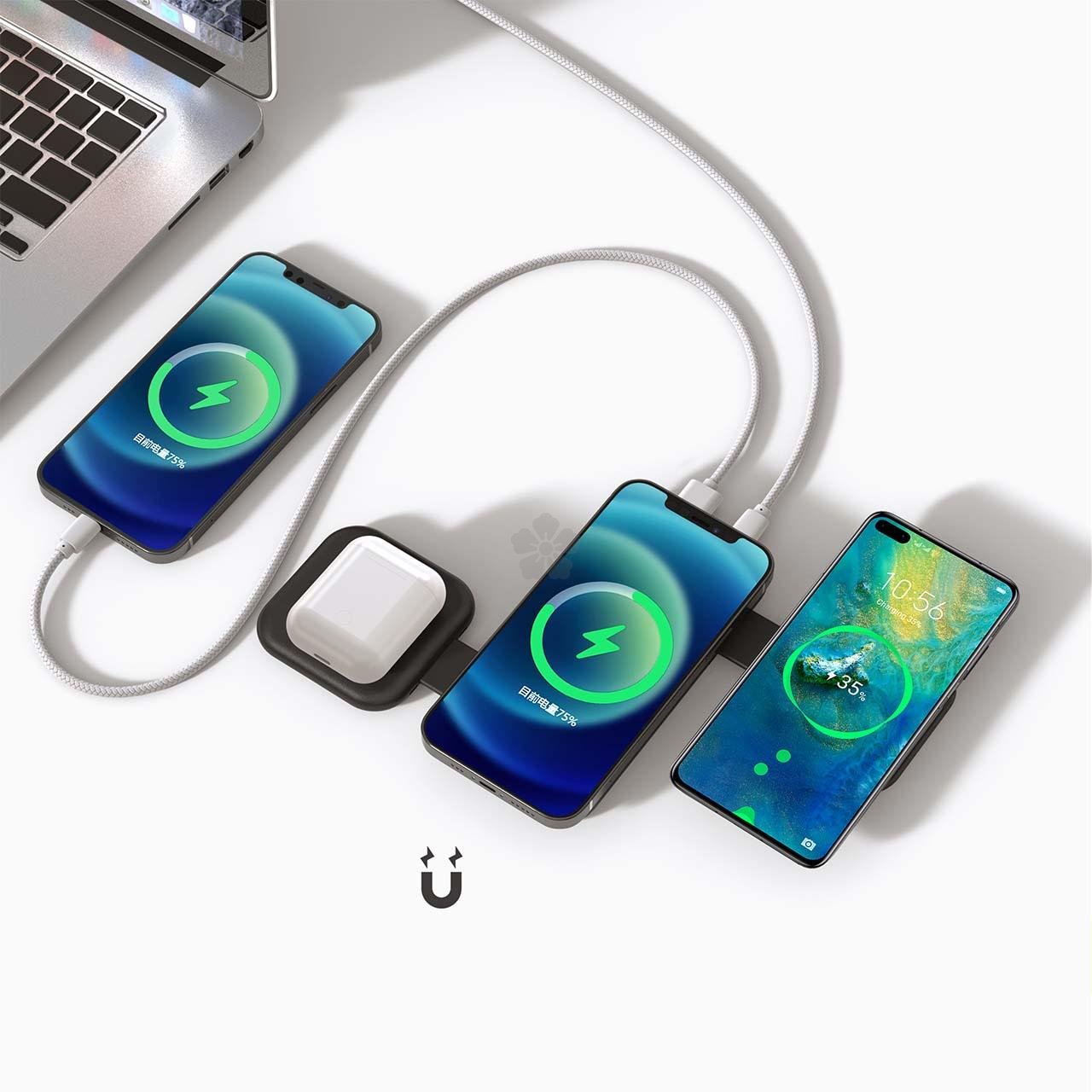 Promotional Xoopar Trafold 3 Wireless Charger, Personalised by MoJo ...