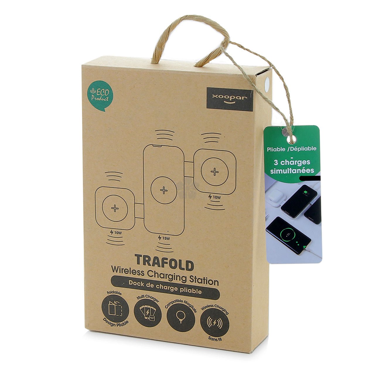 Promotional Xoopar Trafold 3 Wireless Charger, Personalised by MoJo ...